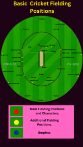 Cricket Ground Fielding Positions in Powerplay with Position names ...