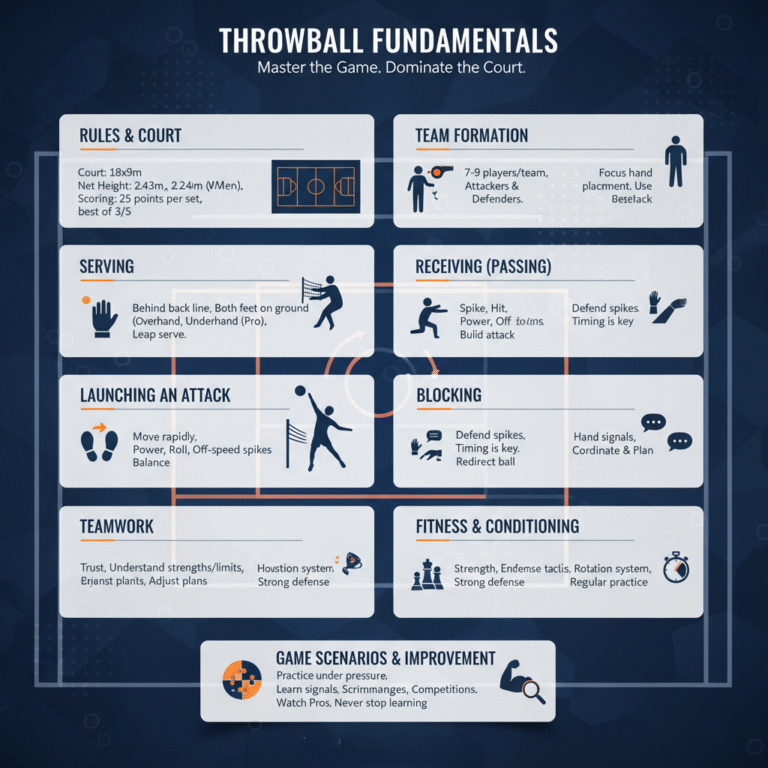 Throwball: How Many Players, Court Measurement, Skills & Rules - SPORTS ...